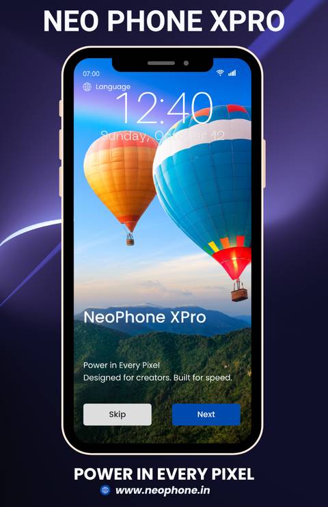 NeoPhone — X Series: X1, X2 & XPro | Intelligent Smartphones